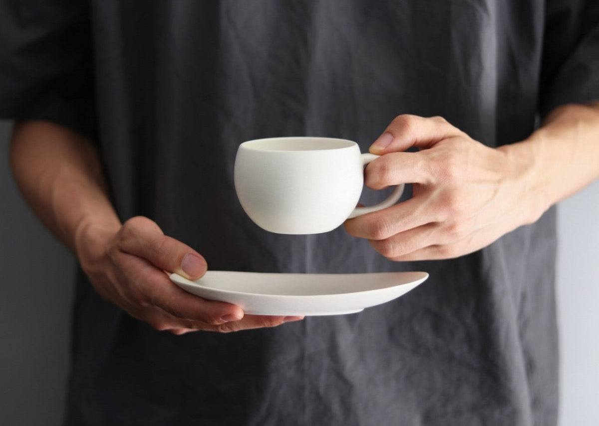 Saliu Japan Coffee/ Tea Cup & Oval Saucer – Object of Living
