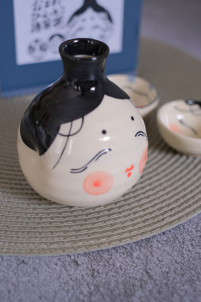 Okame O-Sake Japanese Sake Set – Object of Living