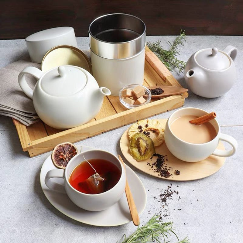 Saliu Japan Coffee/ Tea Cup & Yamazakura Oval Saucer – Object of Living